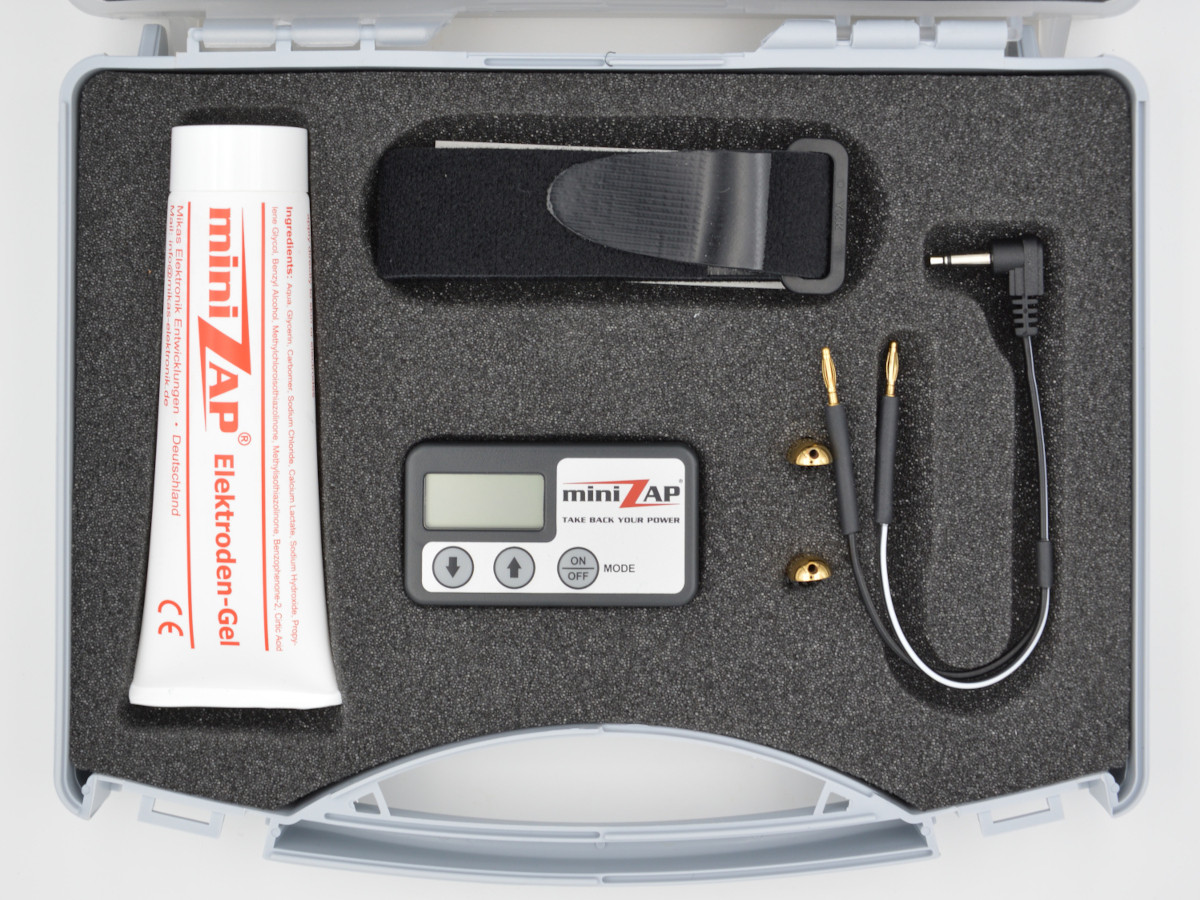 miniZAP komplett im Koffer - Blutzapper Set